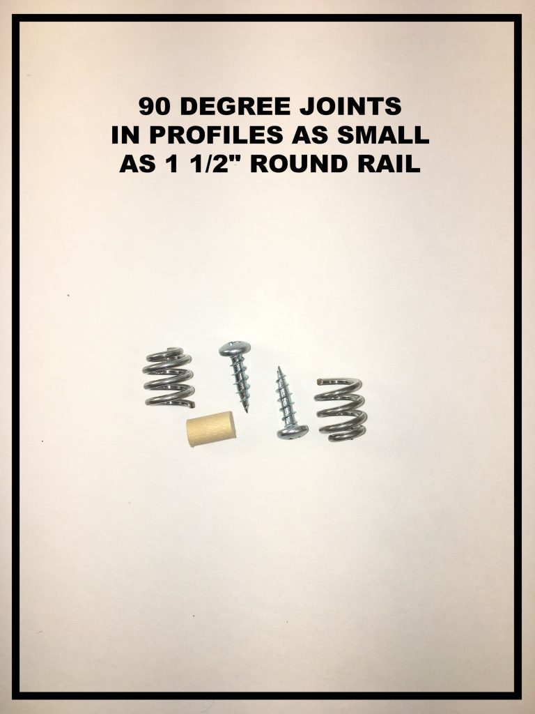 90 Degree Joints, 1.5" Round Rail Spring Bolt™ Kit #05 | Spring-Bolt